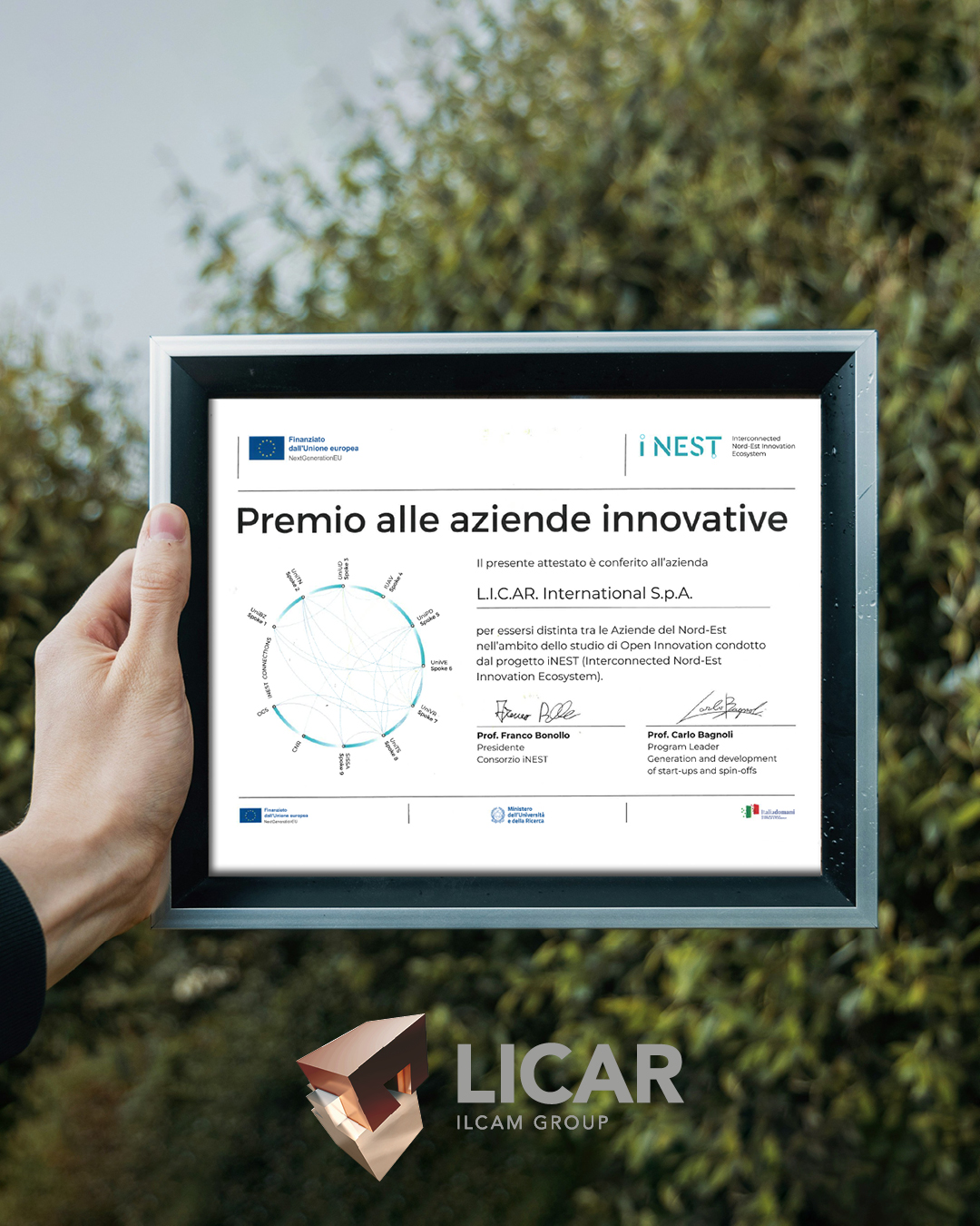 L.I.C.AR. INTERNATIONAL is among the 40 most innovative companies in ...